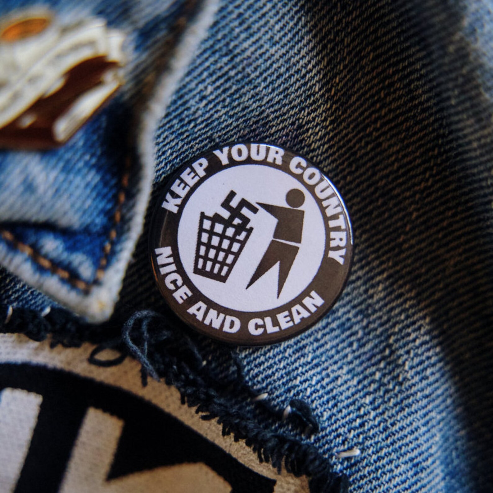 Keep Your Country Clean 1.25 Pinback Button - Etsy