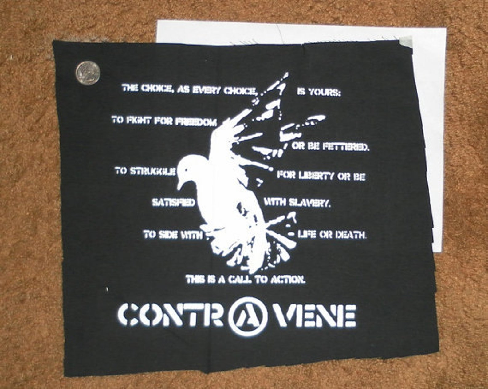 Contravene Backpatch - Etsy