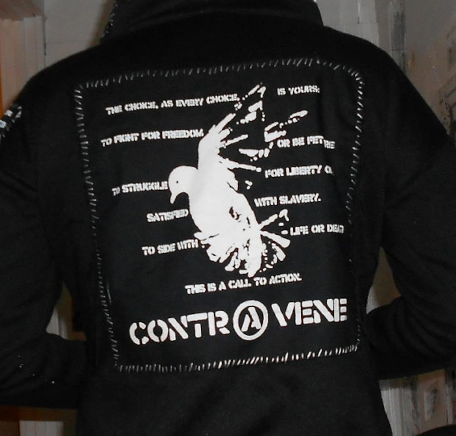 Contravene Backpatch | Etsy