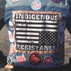 Indigenous Resistance Backpatch - Etsy