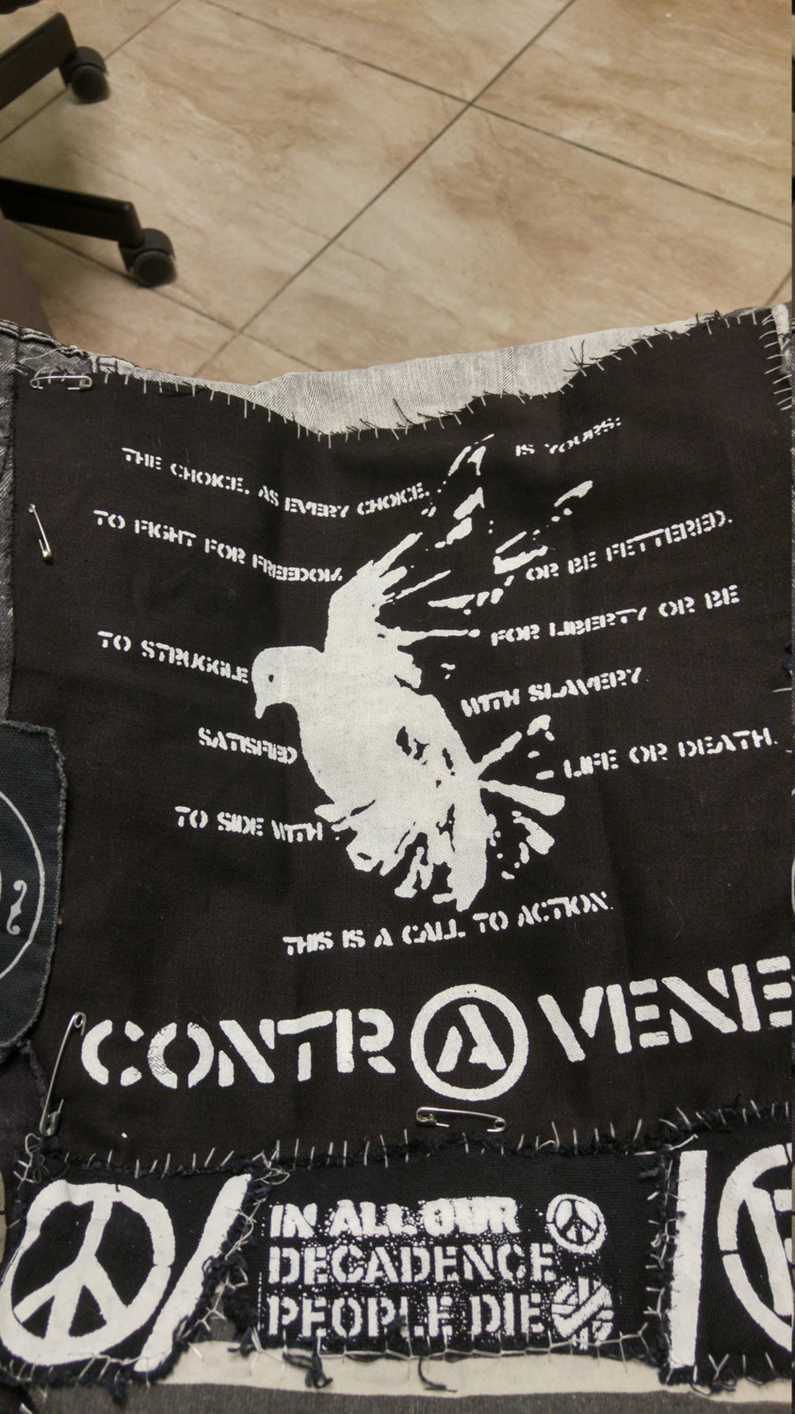 Contravene Backpatch | Etsy