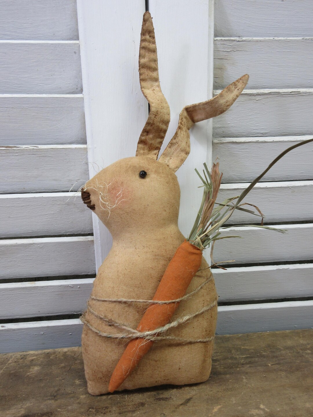 Primitive Rabbit - Primitive Bunny - Harold - Primitive Prim Bowl ...