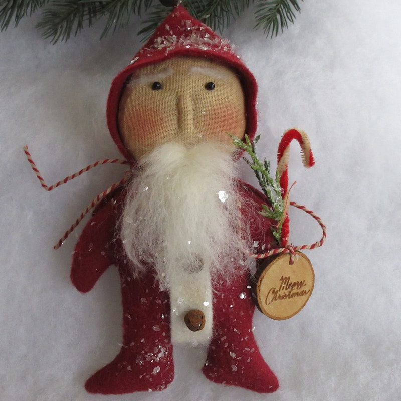 Primitive Santa - Etsy