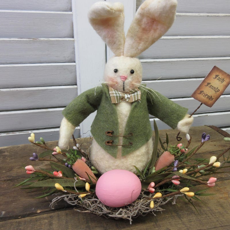 Prim Bunny - Etsy