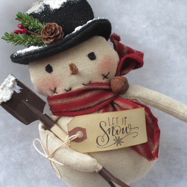 Primitive Snowman - Etsy