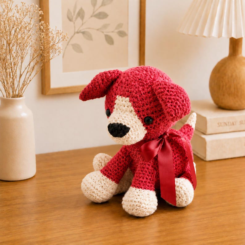Crochet Dog Pattern: Crochet Amigurumi Puppy Plush Toy, Amigurumi Dog ...