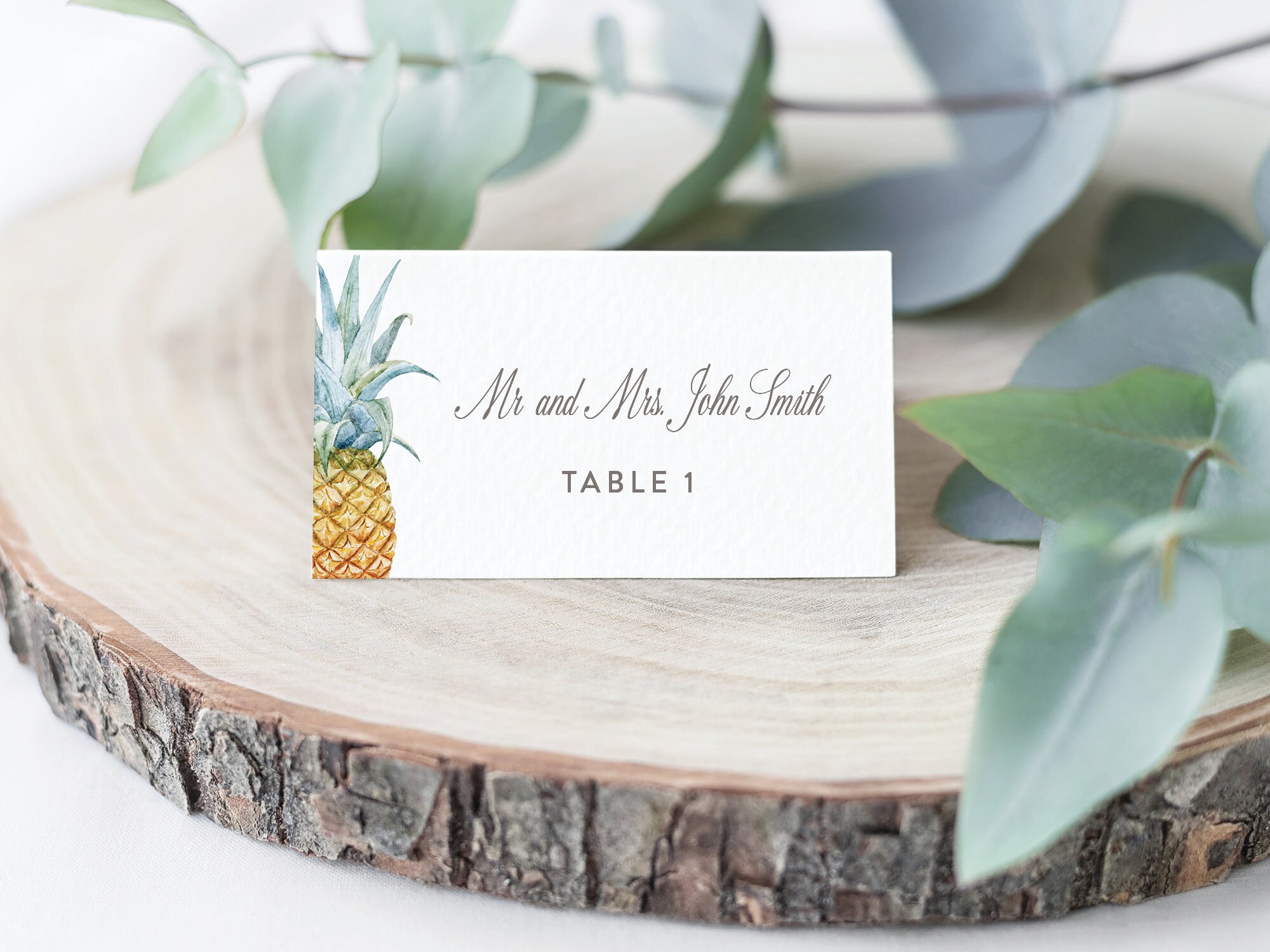 Party Décor Paper & Party Supplies Tropical Bachelorette Seating Cards ...