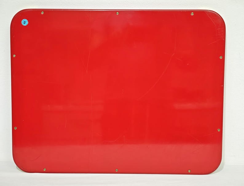 Rue Royale 1960s/70s Mid-century Modern Red Lacquered Rectangular Tray ...