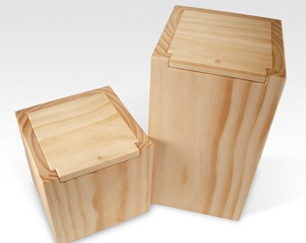 Pine Cremation Box - Etsy