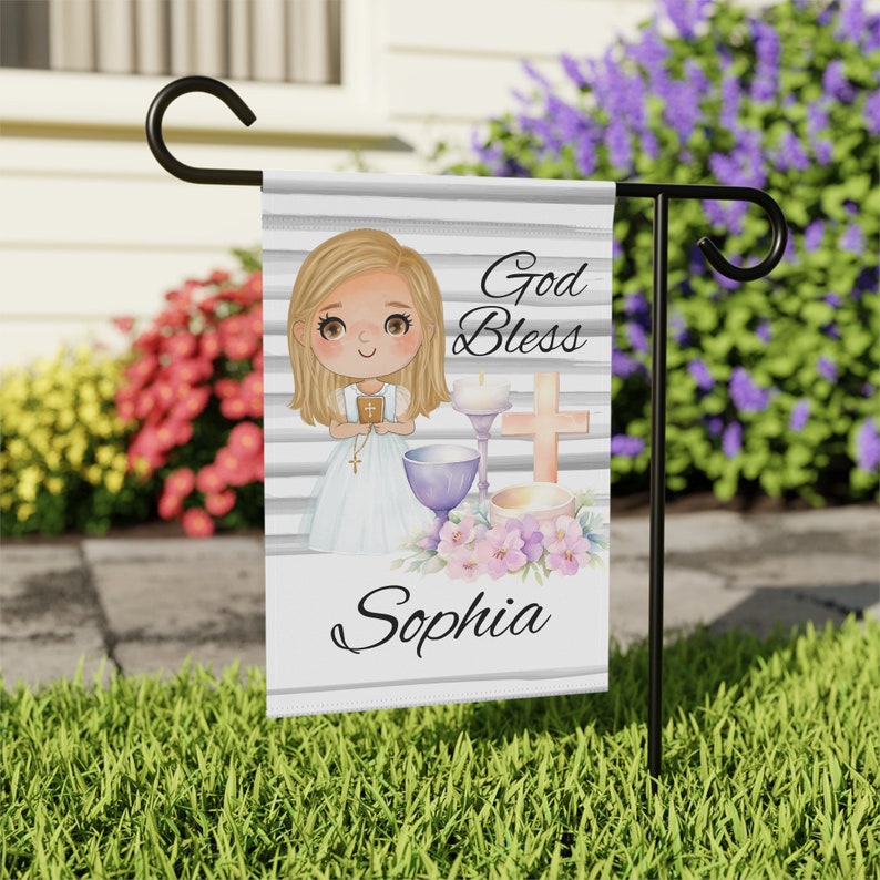 God Bless, First Communion, Baptism Decoration, Christening Decor ...
