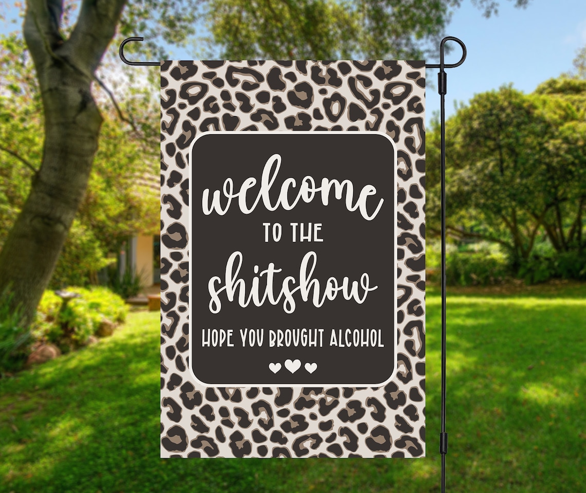 Funny Garden Flagspring Garden Flagsummer Garden - Etsy