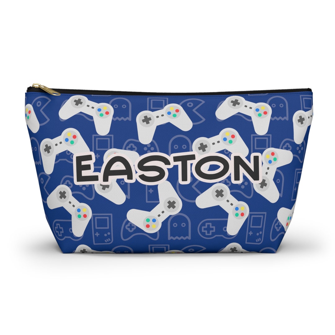 Personalized Video Game Pencil Case: Zippered Kids Pouch - Etsy