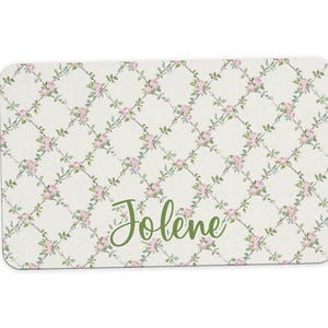 Name Desk Pad, Personalized Mouse Pad, Monogram Preppy Desk Office ...