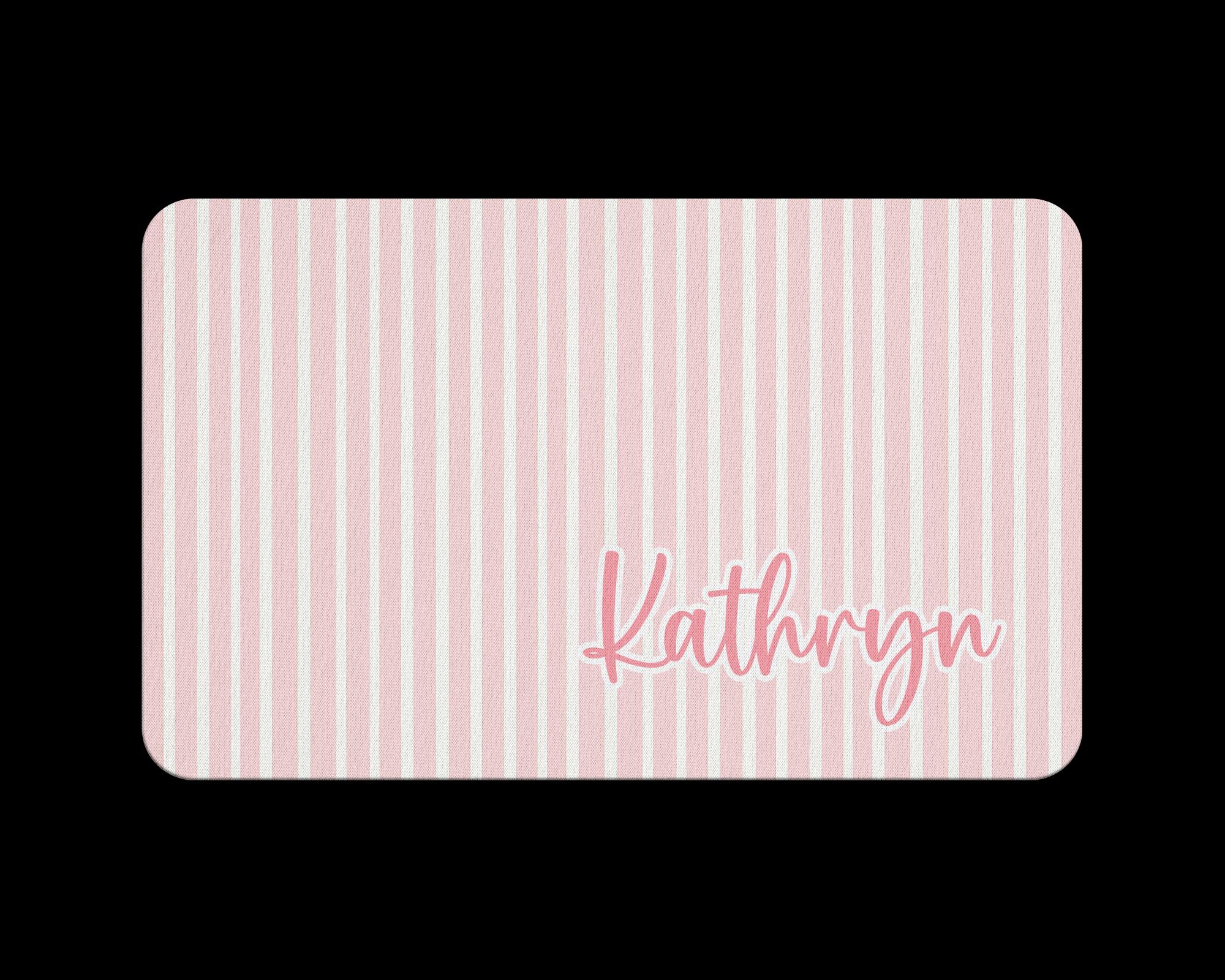 Name Desk Pad, Personalized Mouse Pad, Monogram Preppy Desk Office ...