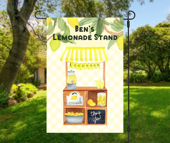 Lemonade Stand Sign Personalized Lemonade Stand Summer - Etsy