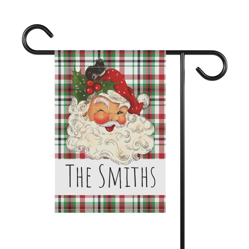 Santa Flag Christmas Garden Flag Holiday Flag Decor - Etsy