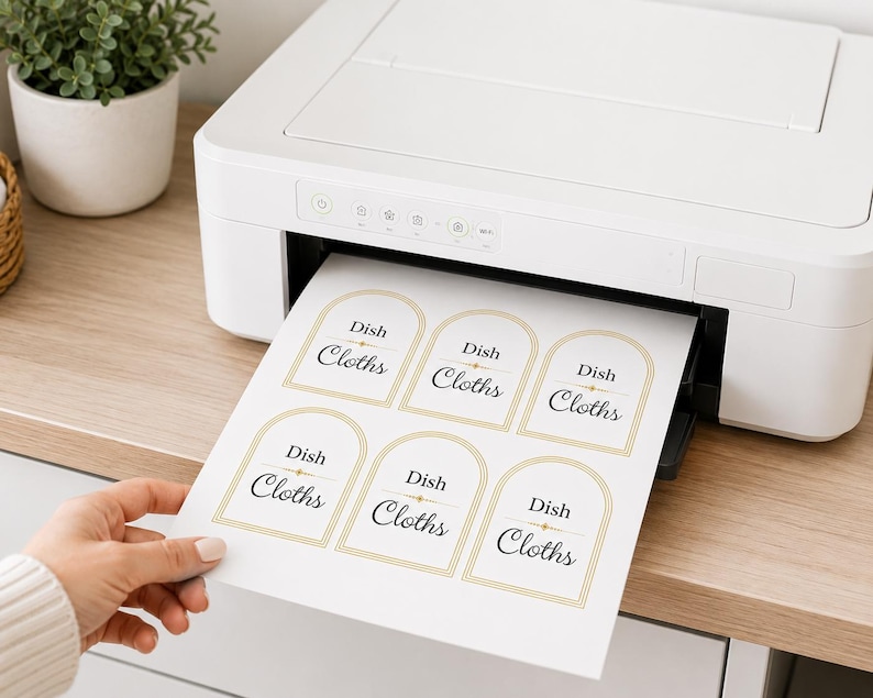 Editable Cleaning Labels | Elegant Utility Room Organization (canva ...