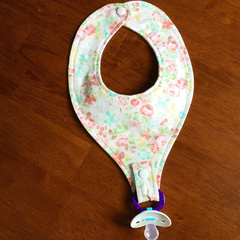 Pacifier Bib - Etsy