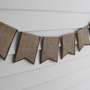 Create Your Own Custom Rustic Burlap Banner - for A Wedding, Birthday ...