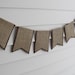 Create Your Own Custom Rustic Burlap Banner - for A Wedding, Birthday ...