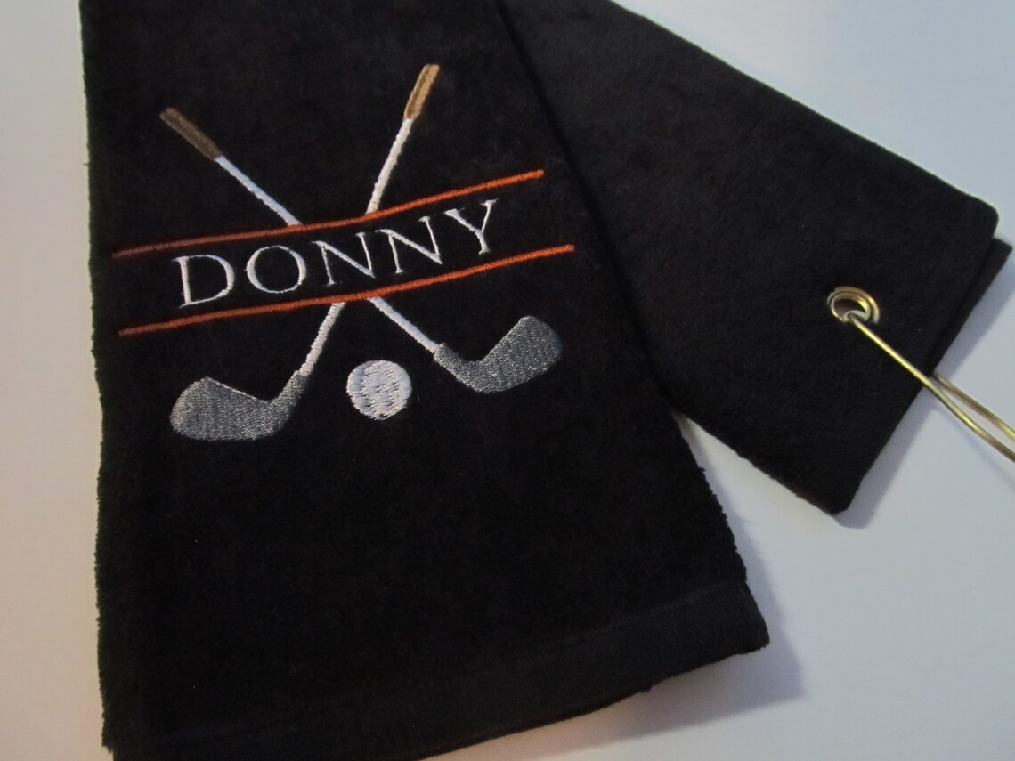 Personalized Golf Towel Embroidered Golf Towel Gift Custom - Etsy