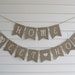 Rustic Burlap "home SWEET Home" Banner: Housewarming Party Decor - Etsy