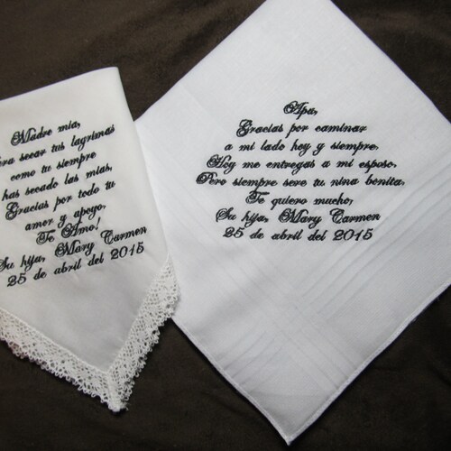 Mother of the Bride Spanish Version Personalized Wedding - Etsy