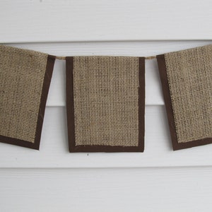 Create Your Own Custom Rustic Burlap Banner - for A Wedding, Birthday ...