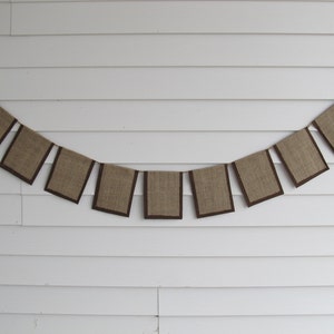 Create Your Own Custom Rustic Burlap Banner - for A Wedding, Birthday ...