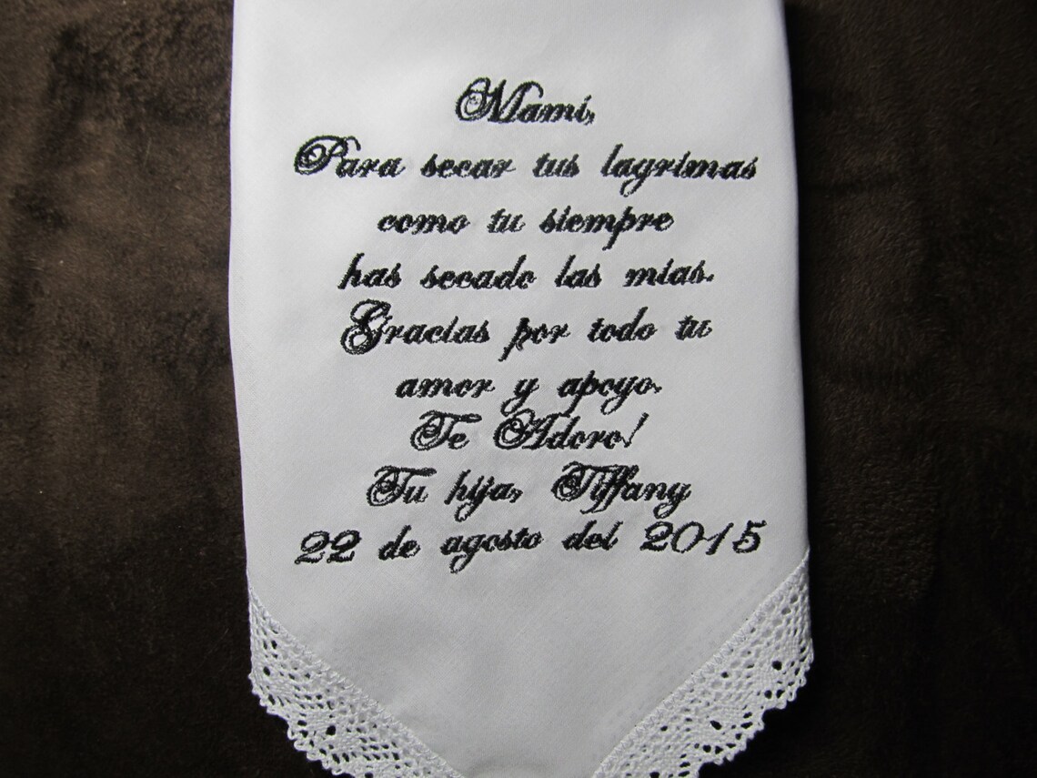 Bride's Mother Spanish Version Personalized Wedding - Etsy
