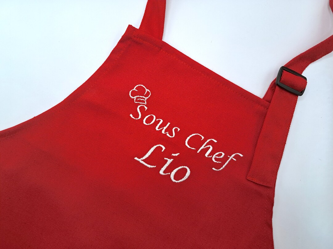 Personalized Kids Apron - Custom Embroidered Children's Apron - Cooking ...