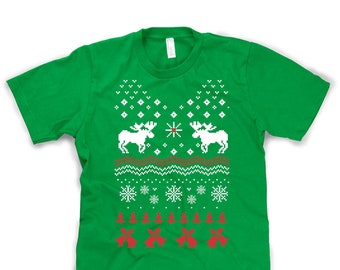 Ugly christmas shirt | Etsy