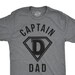 Captain Dad Shirt Dad Gift Ideas Best Dad Ever Shirt | Etsy