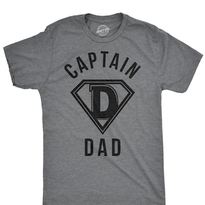 Captain Dad Shirt, Dad Gift Ideas, Best Dad Ever Shirt, Fathers Day ...
