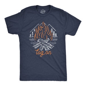 log off computer shirt
