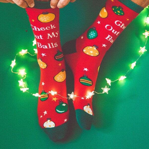 Funny Christmas Socks - Etsy