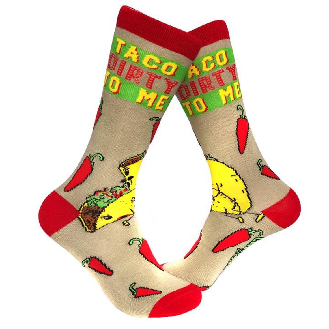 Unisex Taco Dirty To Me Socks Taco Socks Cinco De Mayo | Etsy