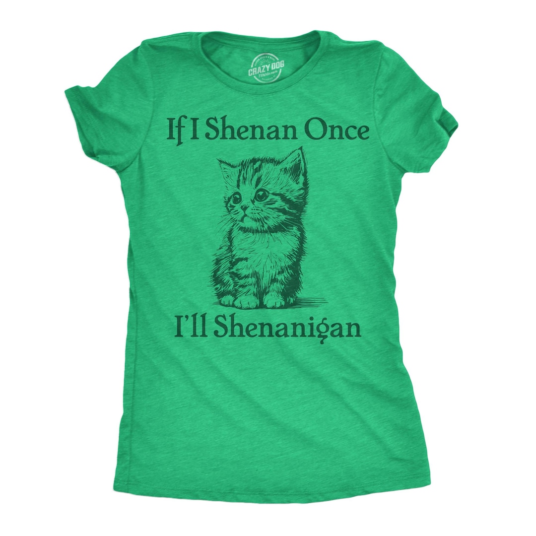 If I Shenan Once, I'll Shenanigan, St Patrick Day Shirt, Luck of the ...