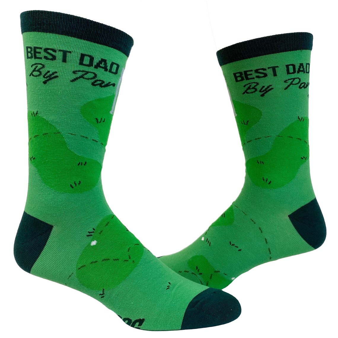 Best Dad By Par Mens Socks Funny Dad Socks Golf Socks | Etsy