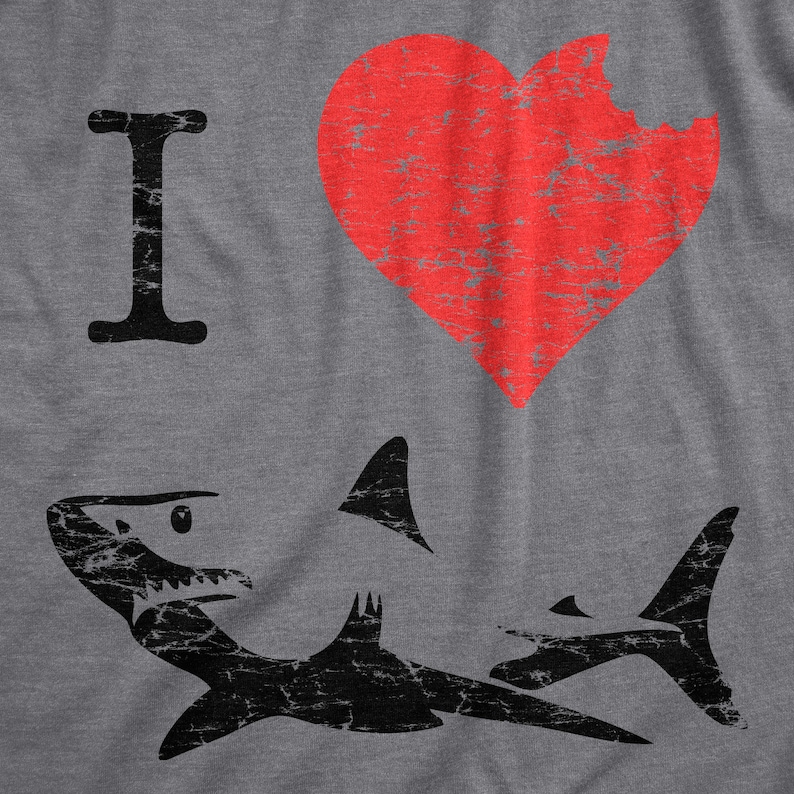 Youth I Love Sharks Shirt Shark Bite Shirt Shark Lover Gift - Etsy