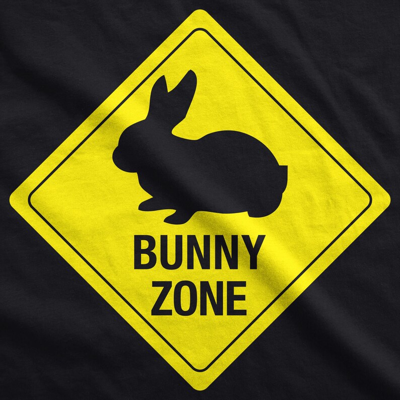 Bunny Zone Sign Maternity Shirt Easter Rabbit Pregnancy T - Etsy
