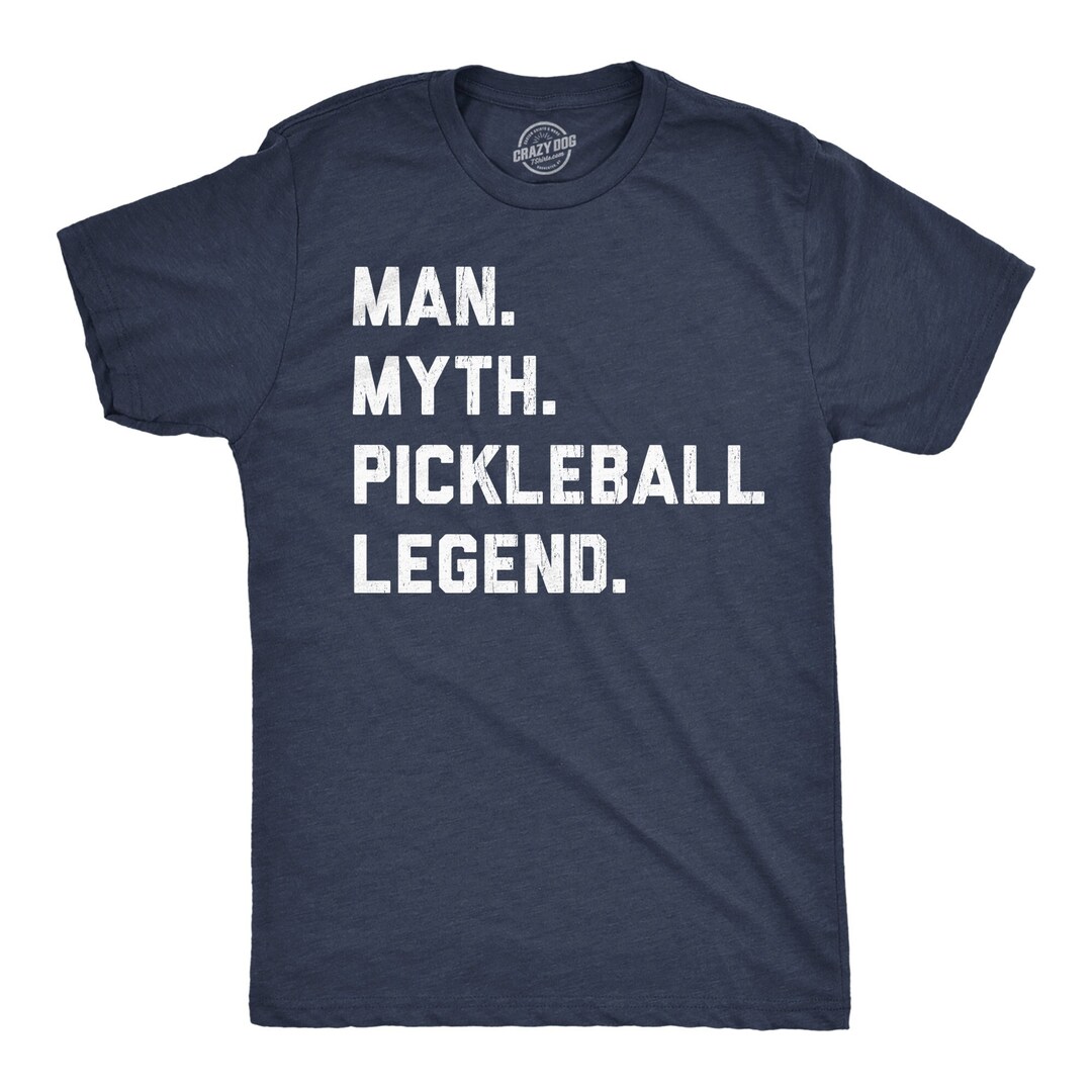Man Myth Pickleball Legend, Pickleball Shirts, Sports Shirts, Funny ...