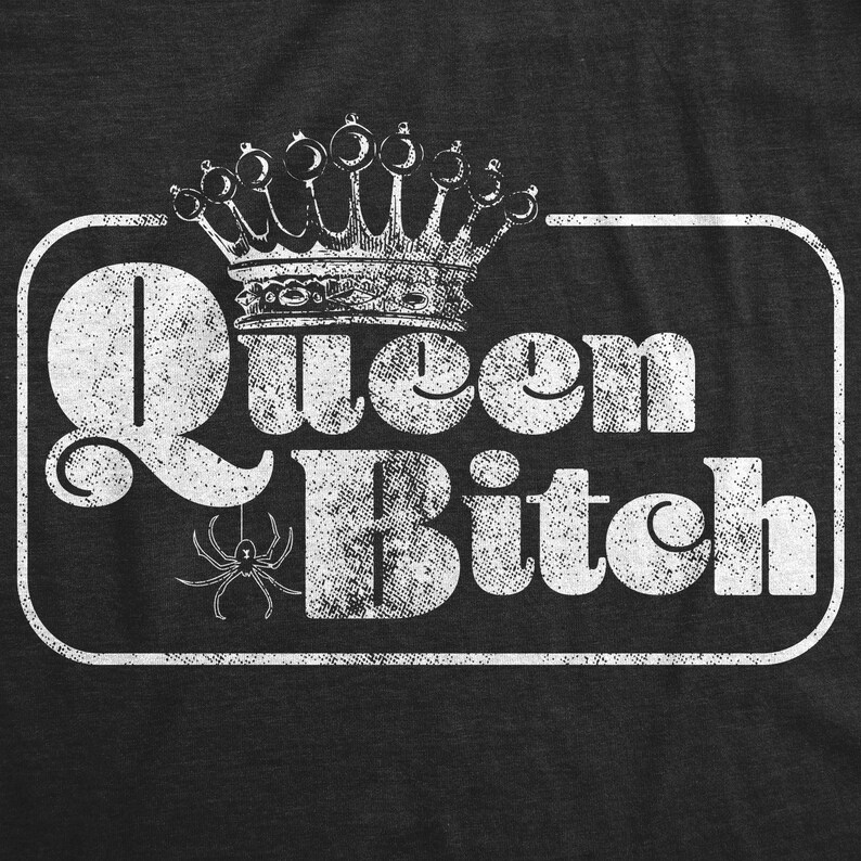 QUEEN BITCH Shirt, Sassy Shirt Women, Bossy T Shirt, Bling Tee, Womens ...