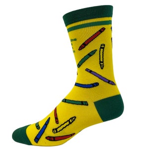 Time or Crayons to Explain This to You Socks, Womens Crayon Socks, Cute ...