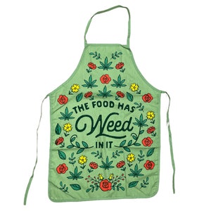 Food Has Weed in It Oven Mitt, Funny Pot Holder Gift - Etsy