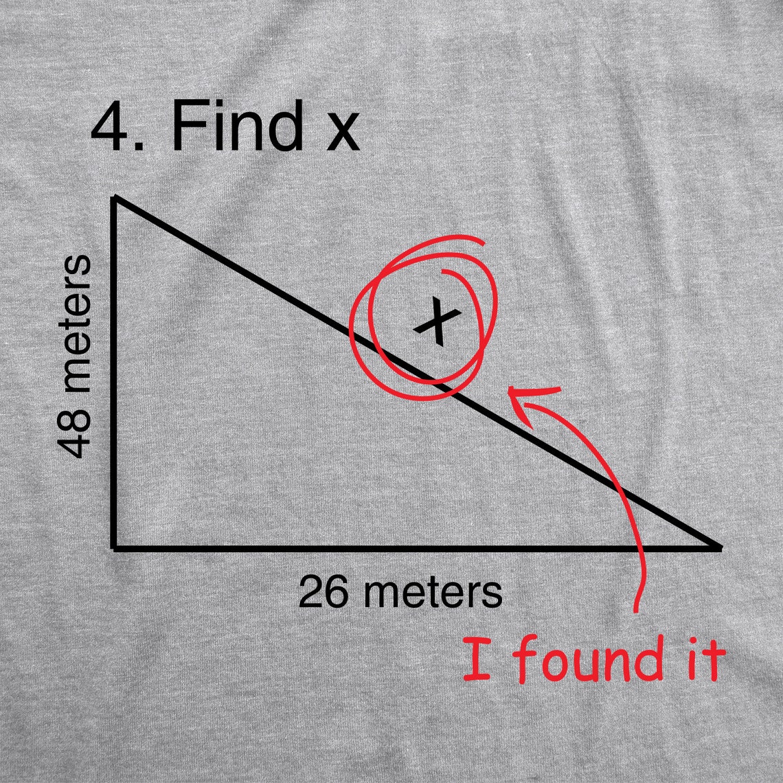 Geeky Shirts Nerdy TShirts Find X There It is Maths Shirt | Etsy
