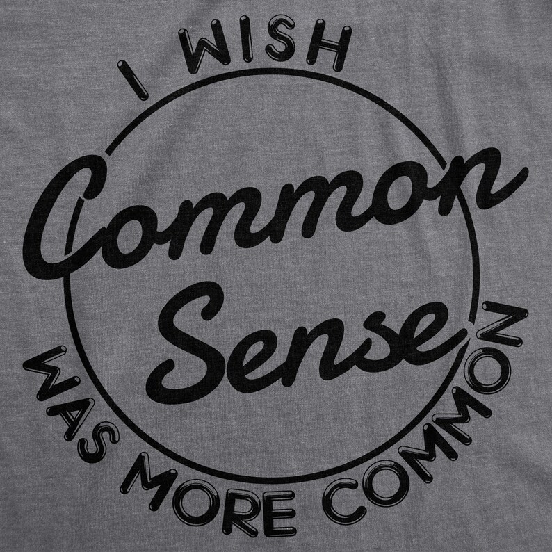 Asshole Shirt Wish Common Sense More Common Rude Shirts Men - Etsy