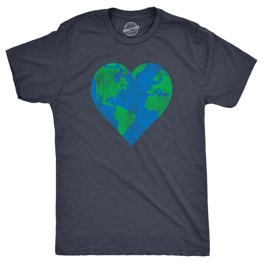 Earth Day Heart, Unisex Shirts, Climate Change, Save the Planet ...