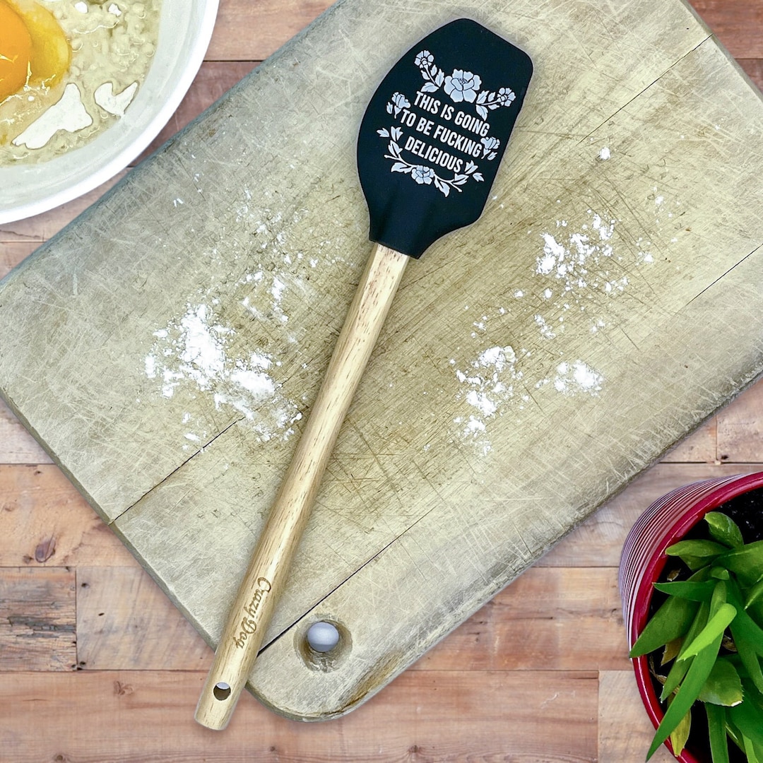 Funny Silicone Kitchen Spatula, Sarcastic Baking Gift - Etsy
