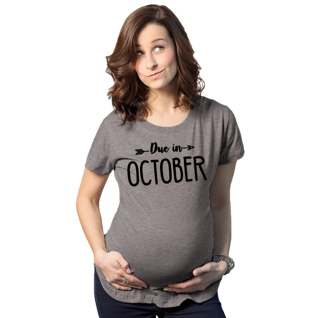 October Baby Shirt, Due in October Shirt, Born in October Gift, Baby ...